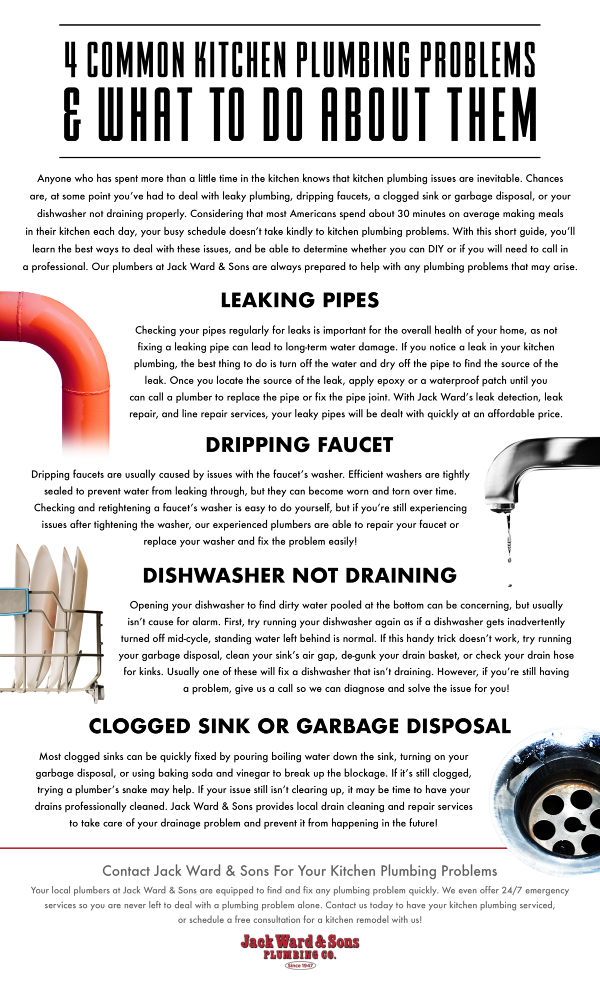 How To Fix Common Kitchen Plumbing Issues | Jack Ward